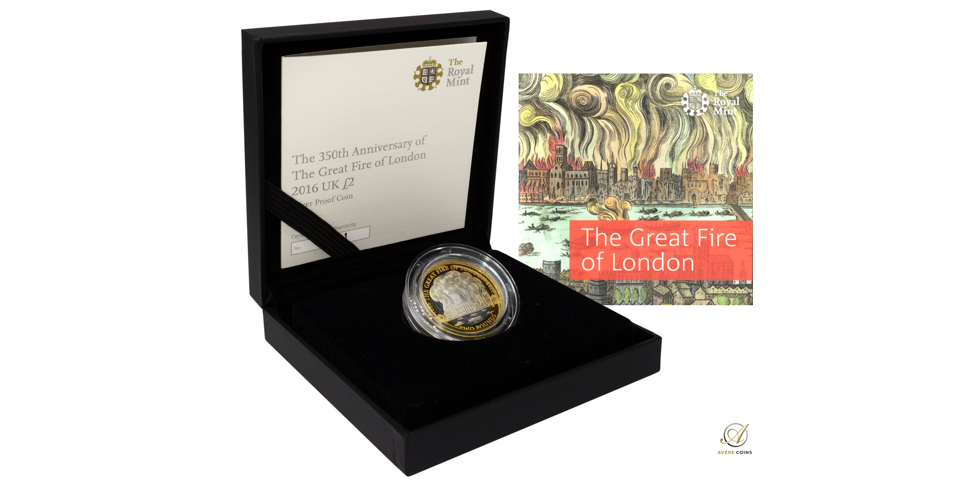 Elizabeth II Proof Two Pounds 2016 | Avere Coins